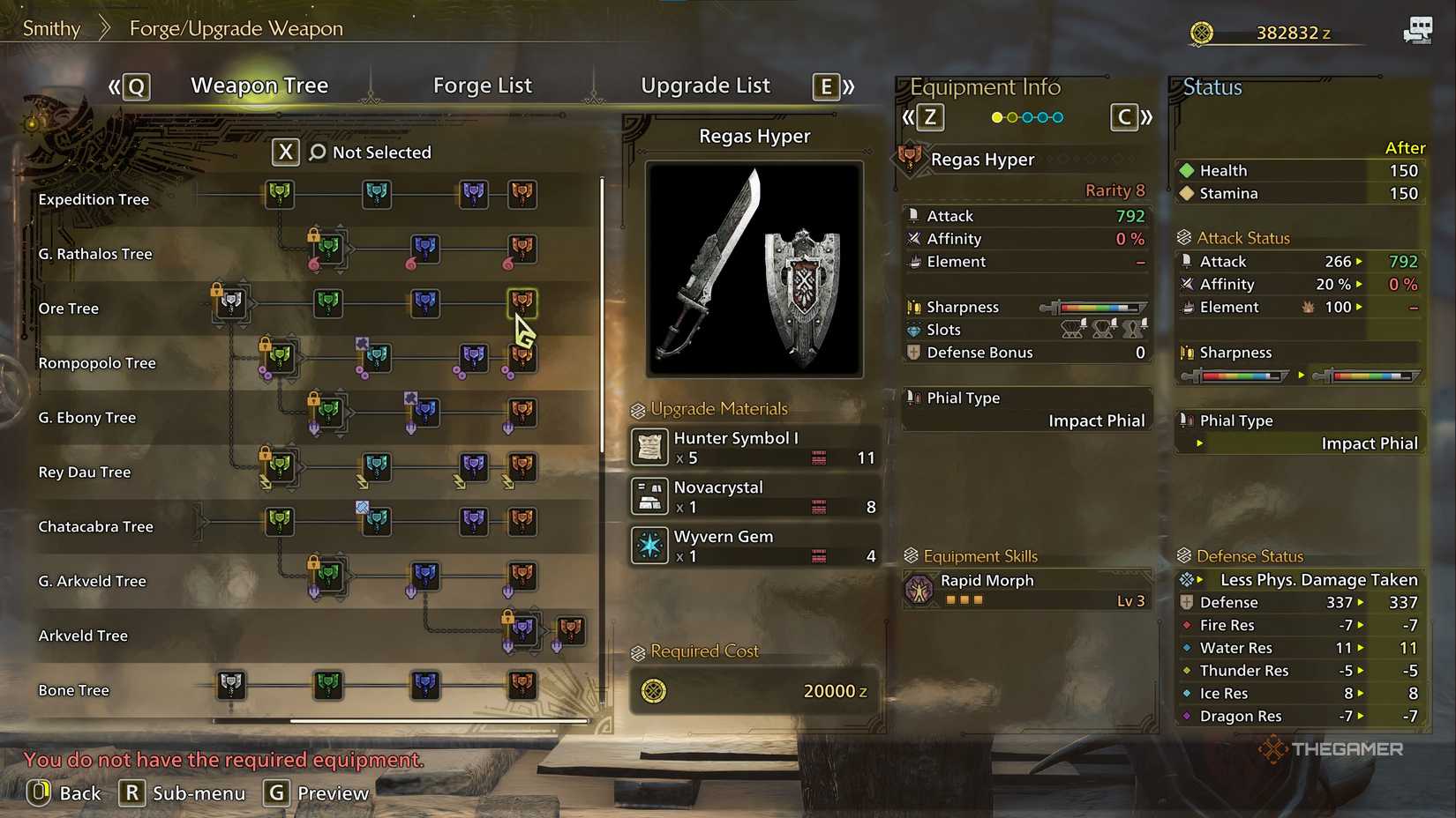 thunder element tree mhw