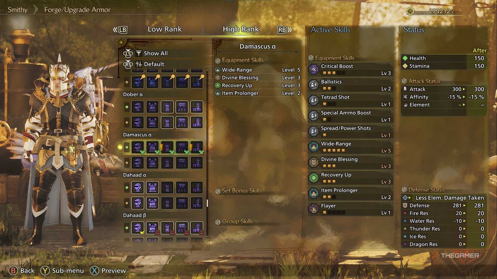 Best High Rank Armor Sets In MH Wilds