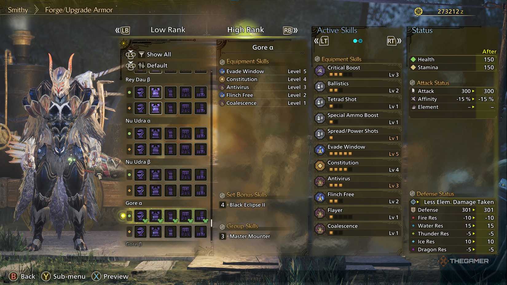 Best High Rank Armor Sets In MH Wilds