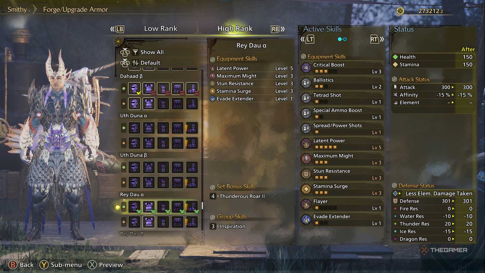 Best High Rank Armor Sets In MH Wilds