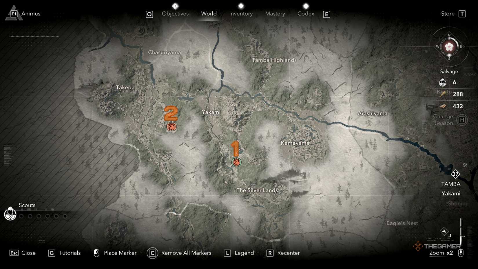 Where To Find All Kata Points In AC Shadows