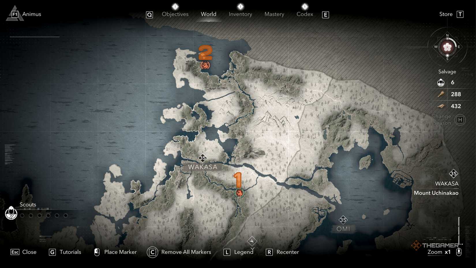 Where To Find All Kata Points In AC Shadows