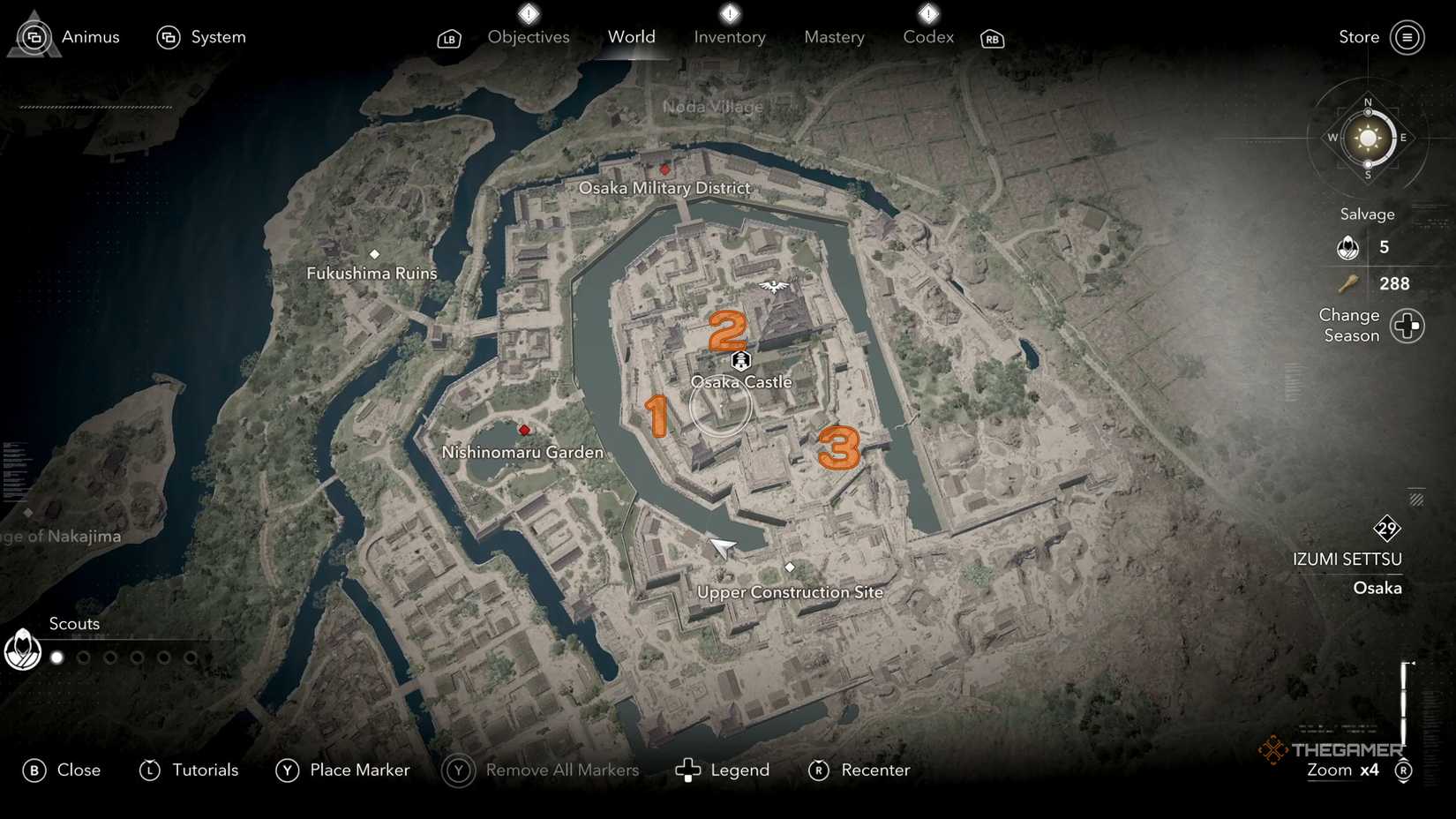 Osaka Castle Map Park MAP｜特別史跡 大阪城公園