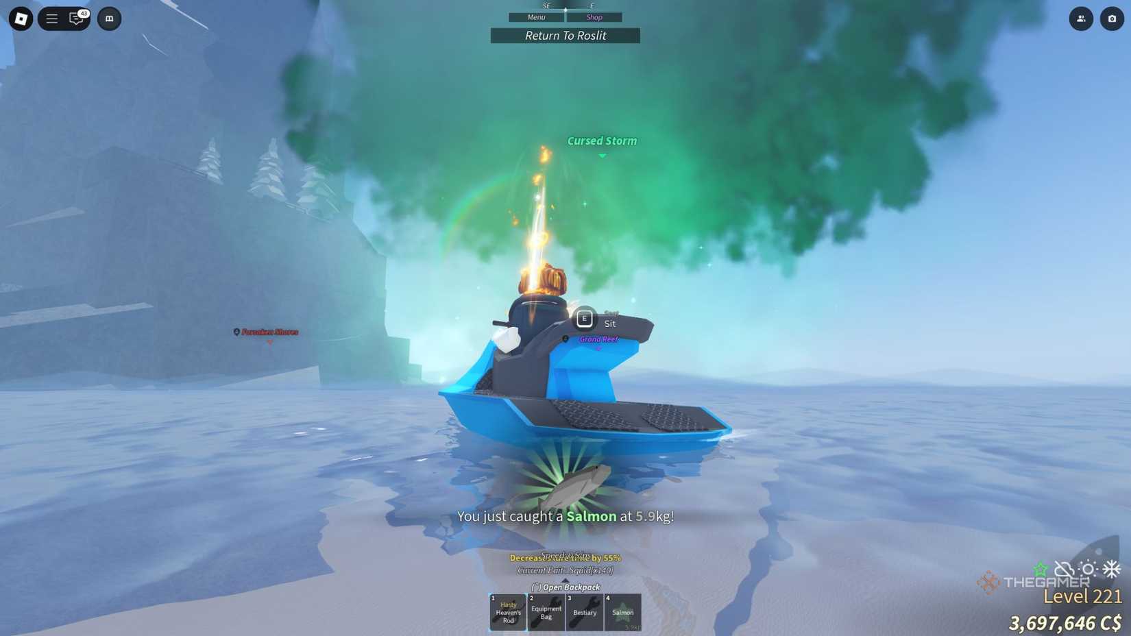 How To Spawn The Cursed Storm In Roblox: Fisch