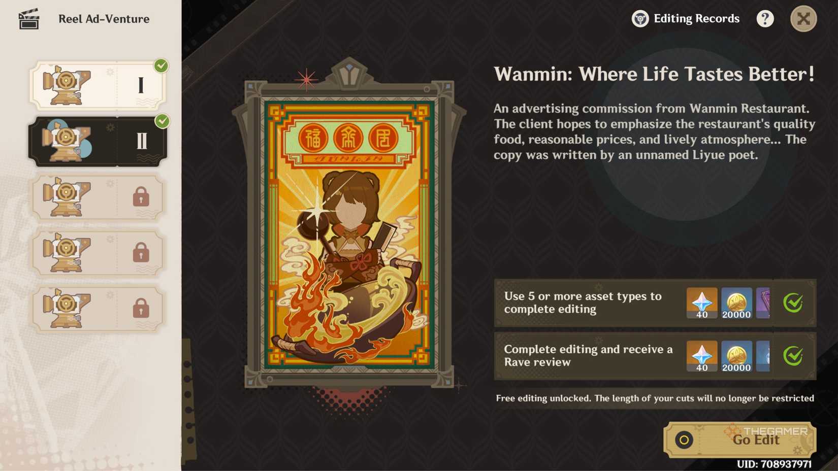 How To Get Rave Review In Reel Ad-Venture Event In Genshin Impact