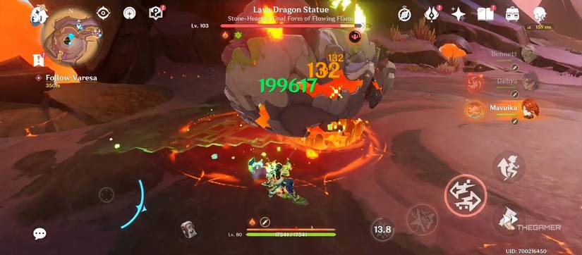 How To Defeat The Lava Dragon Statue In Genshin Impact