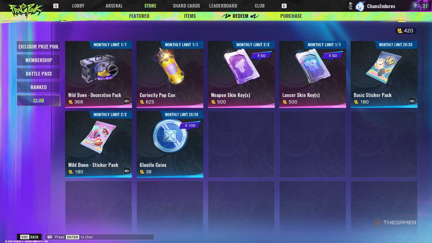 How To Get Every Free Reward In Season 1 Of FragPunk