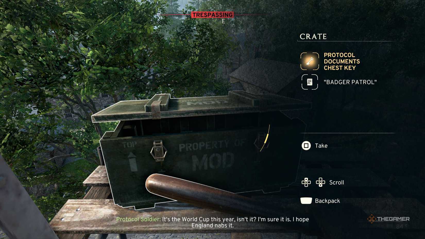 Where To Find Protocol Documents Chest Key In Atomfall