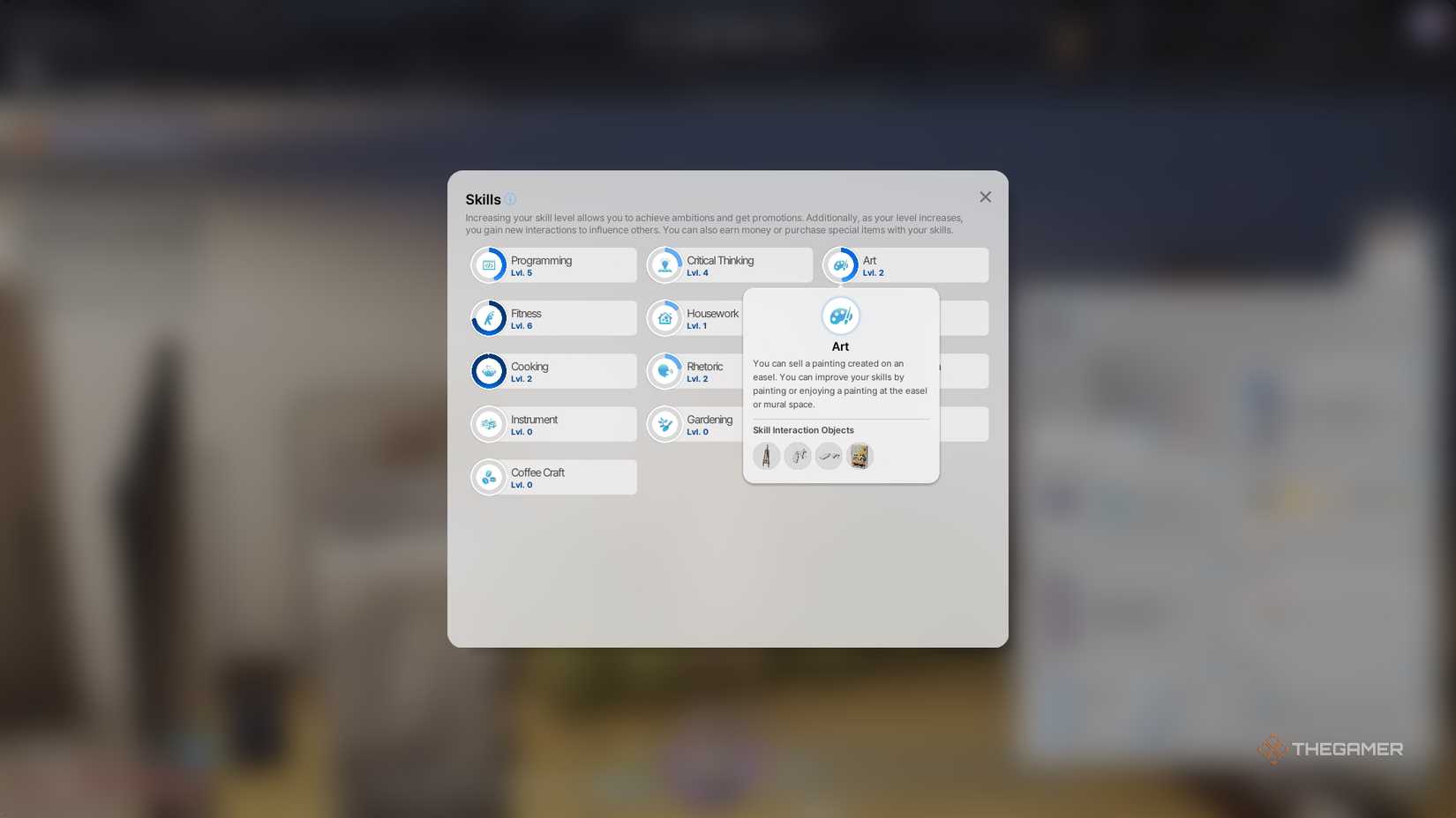 How To Increase The Art Skill In InZoi