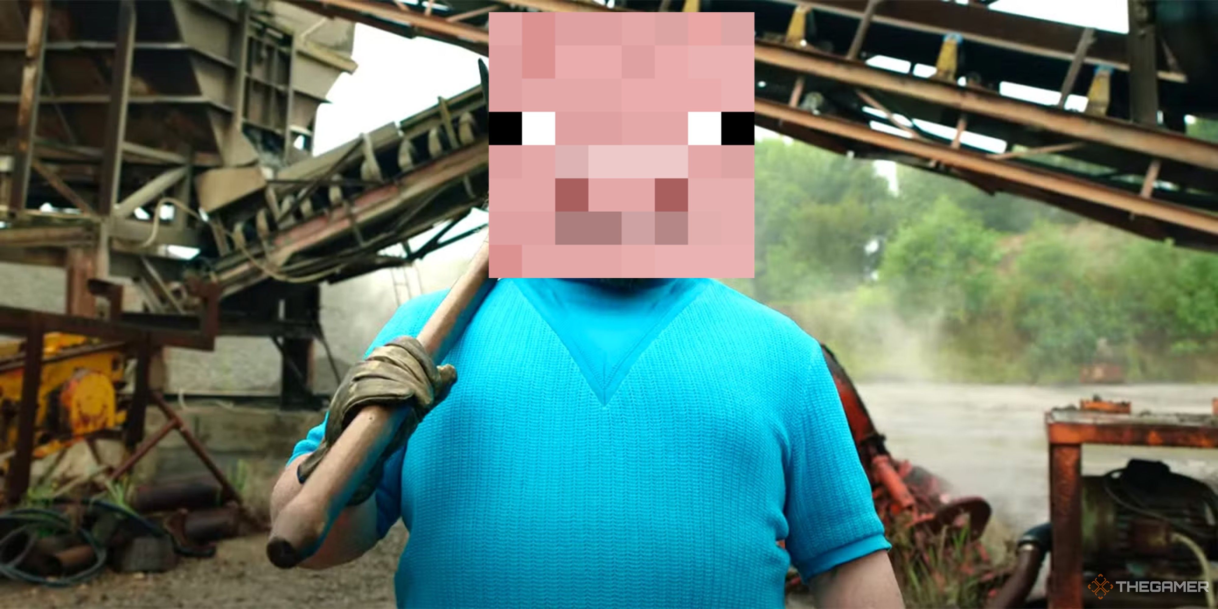 Pig Head Minecraft LEGO 21170 Minecraft The Pig House Building Set