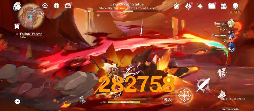 How To Defeat The Lava Dragon Statue In Genshin Impact