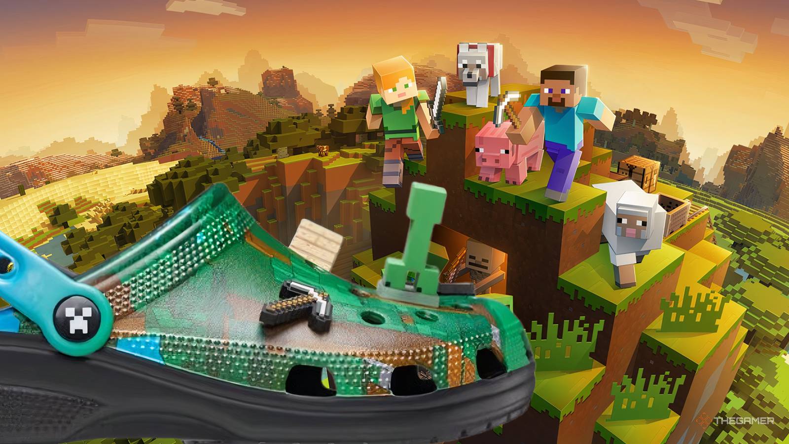 Minecraft Crocs Are Now A Thing, 12-Inch Jack Black Action Figure Not ...
