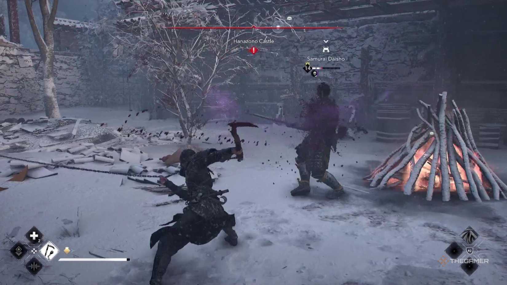 Where To Find All Hanazono Castle Samurai In AC Shadows