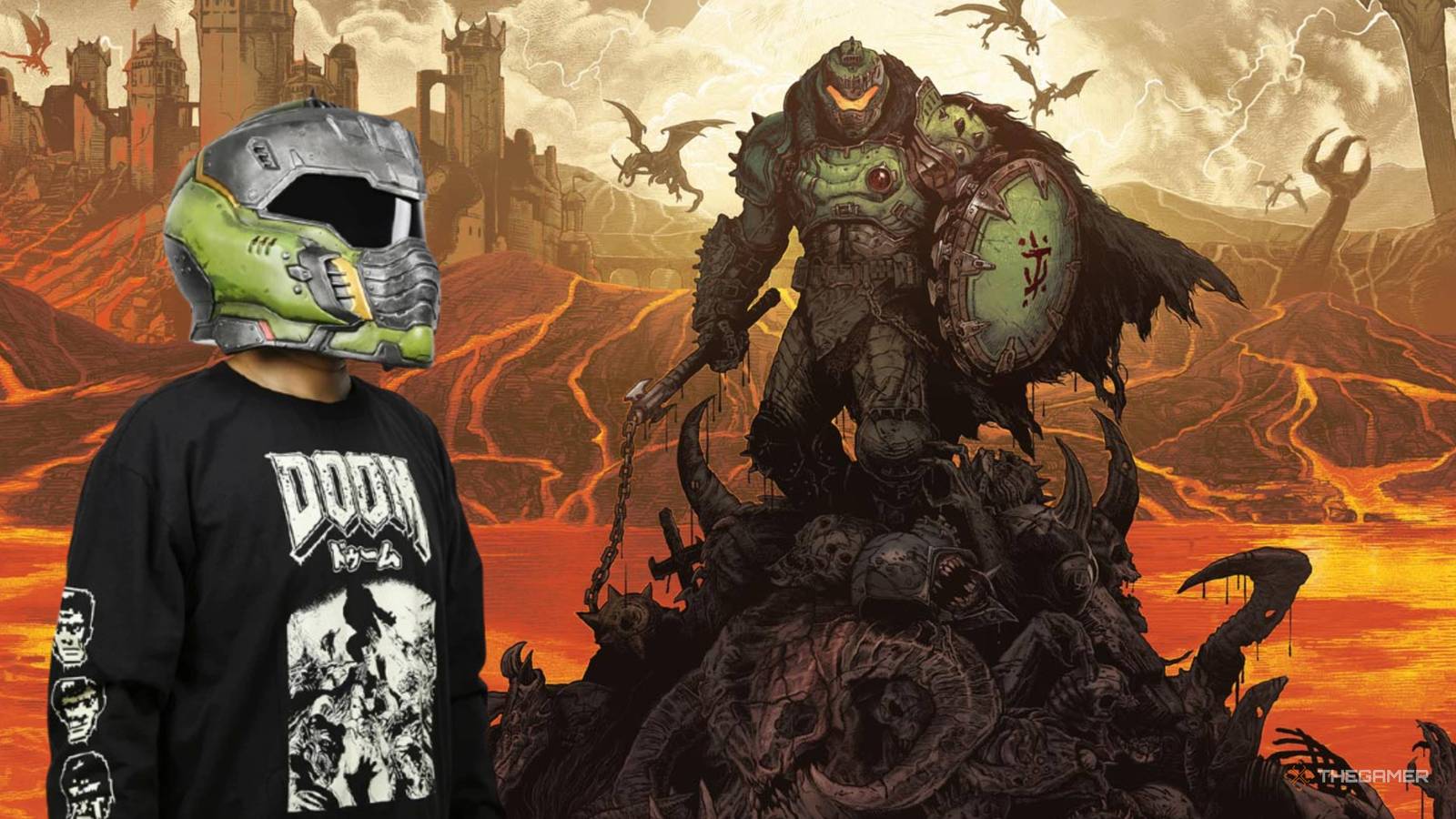 Doom: The Dark Ages Wearable Replica Helmet Revealed By Bethesda