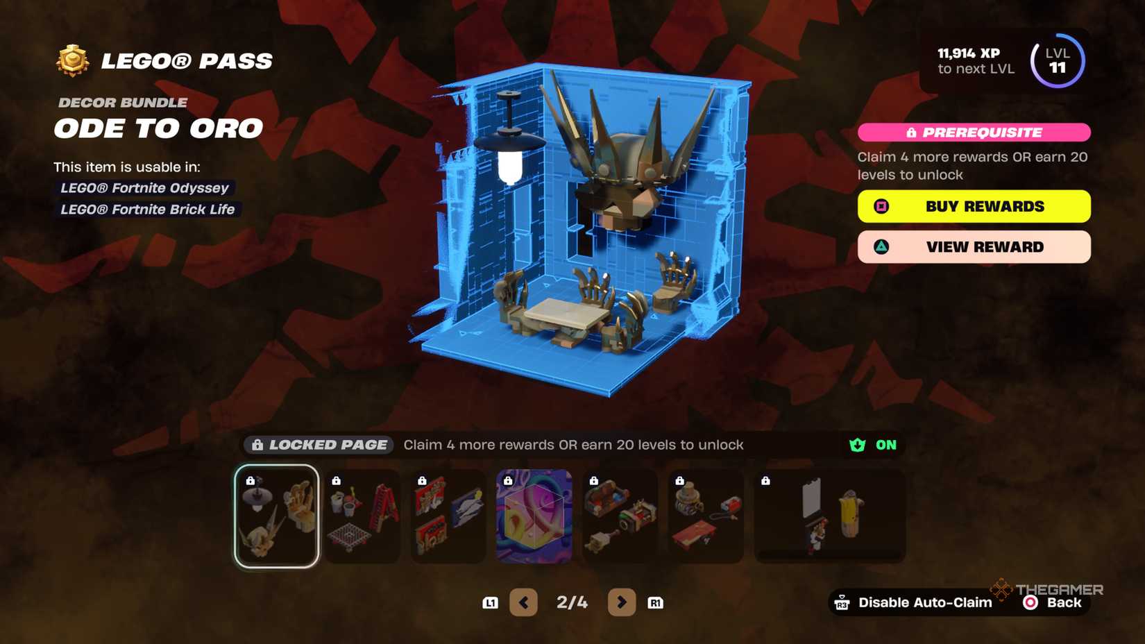 All Rewards In The Goldrush Gallery Lego Pass In Fortnite