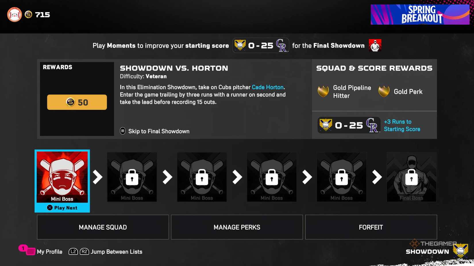 How Does Showdowns Work In MLB The Show 25?