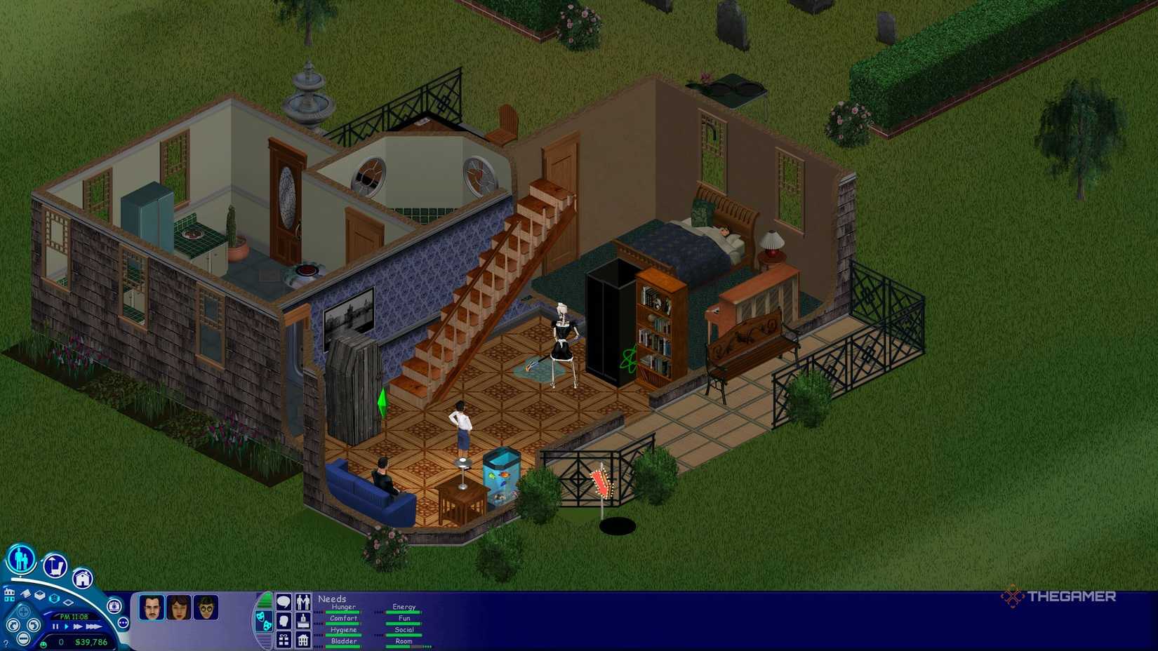 How To Choose Bonehilda Or Servo In The Sims 1