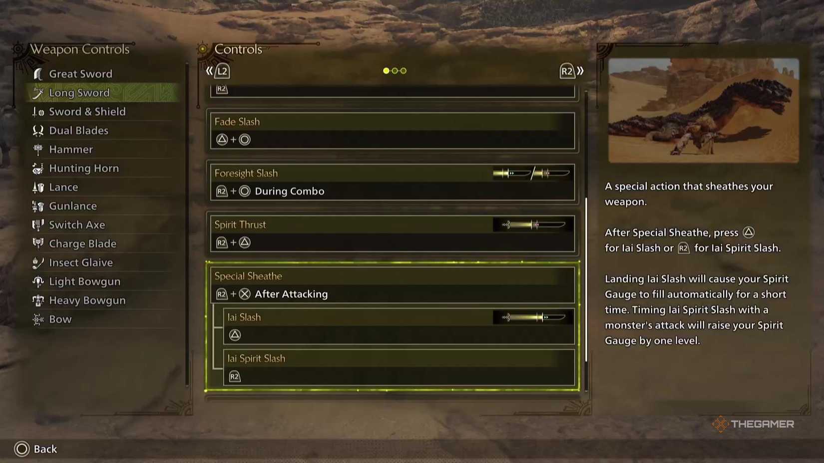 How To Use The Long Sword In Monster Hunter Wilds