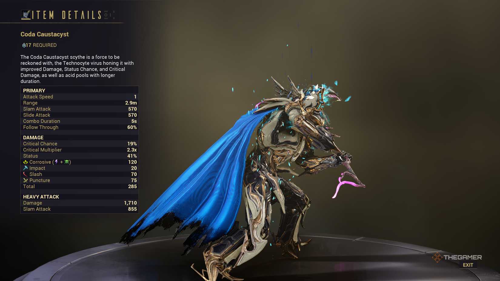 The Best Coda Caustacyst Builds In Warframe