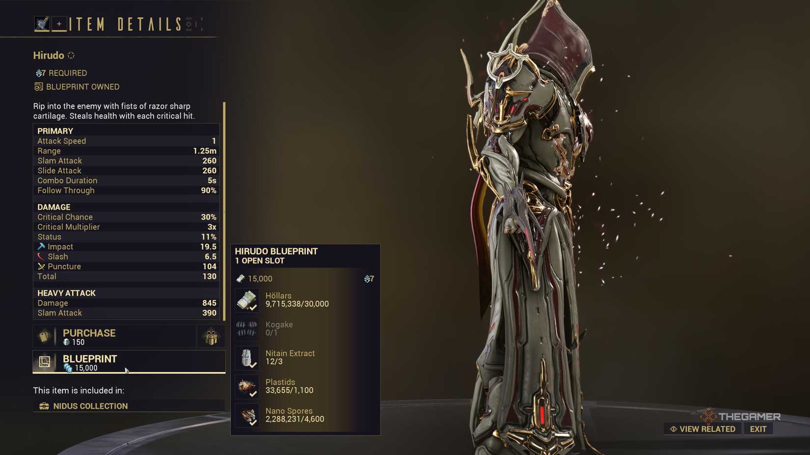 The Best Coda Hirudo Builds In Warframe