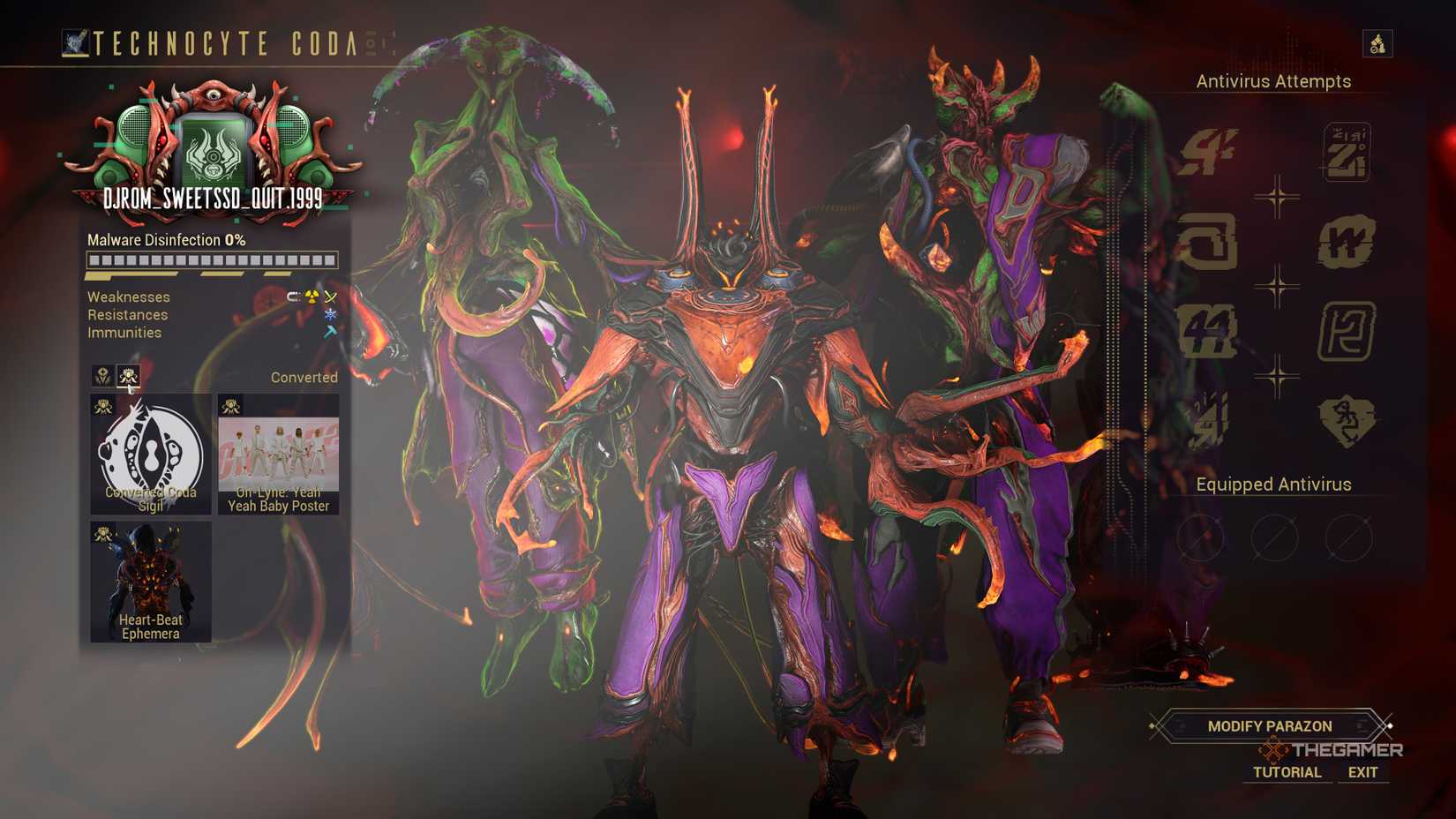 Infested Liches And Coda Weapons Explained - Warframe