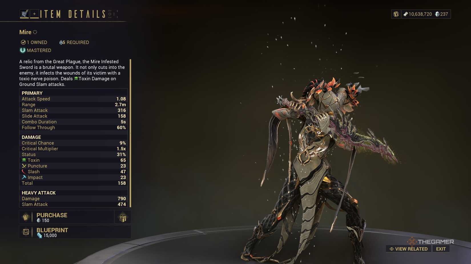 The Best Coda Mire Builds In Warframe