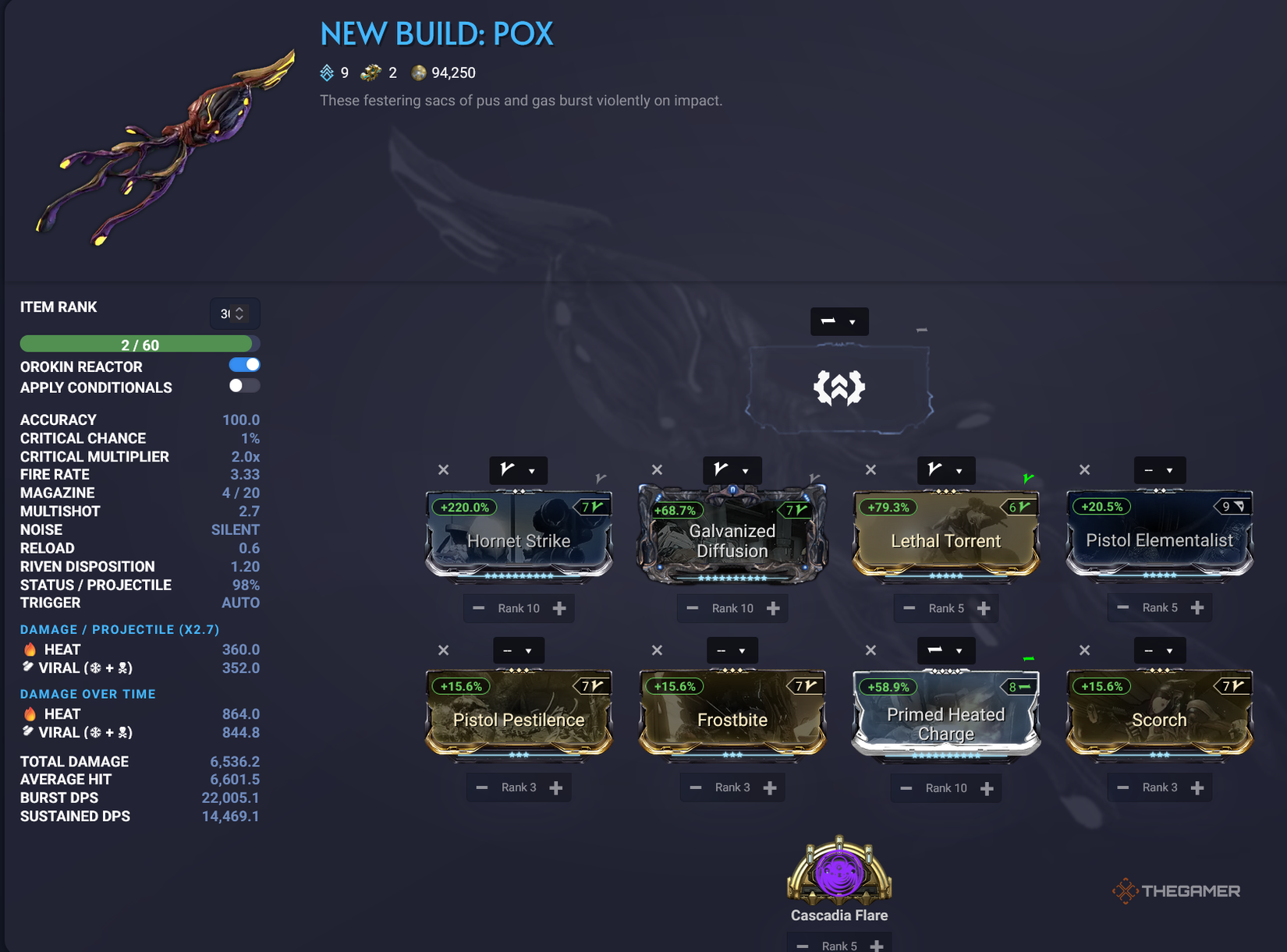 The Best Coda Pox Builds In Warframe