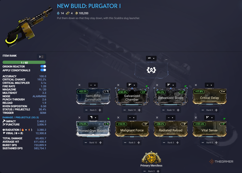 The Best Purgator 1 Builds In Warframe