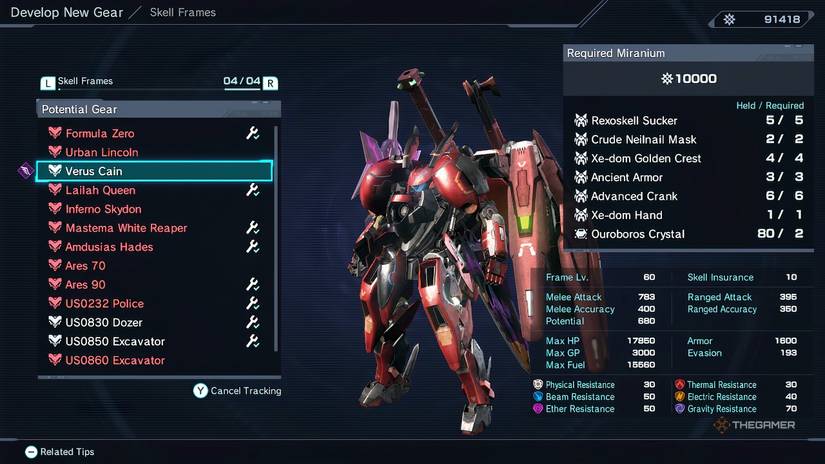 How To Get The Verus Cain Skell In Xenoblade Chronicles X: Definitive ...
