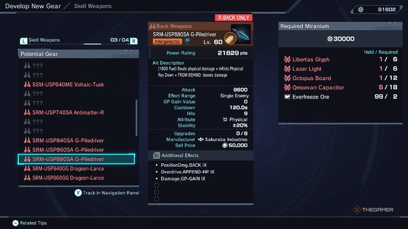 The Best Skell Weapons In Xenoblade Chronicles X