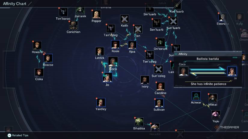 How To Complete The Affinity Chart In Xenoblade Chronicles X