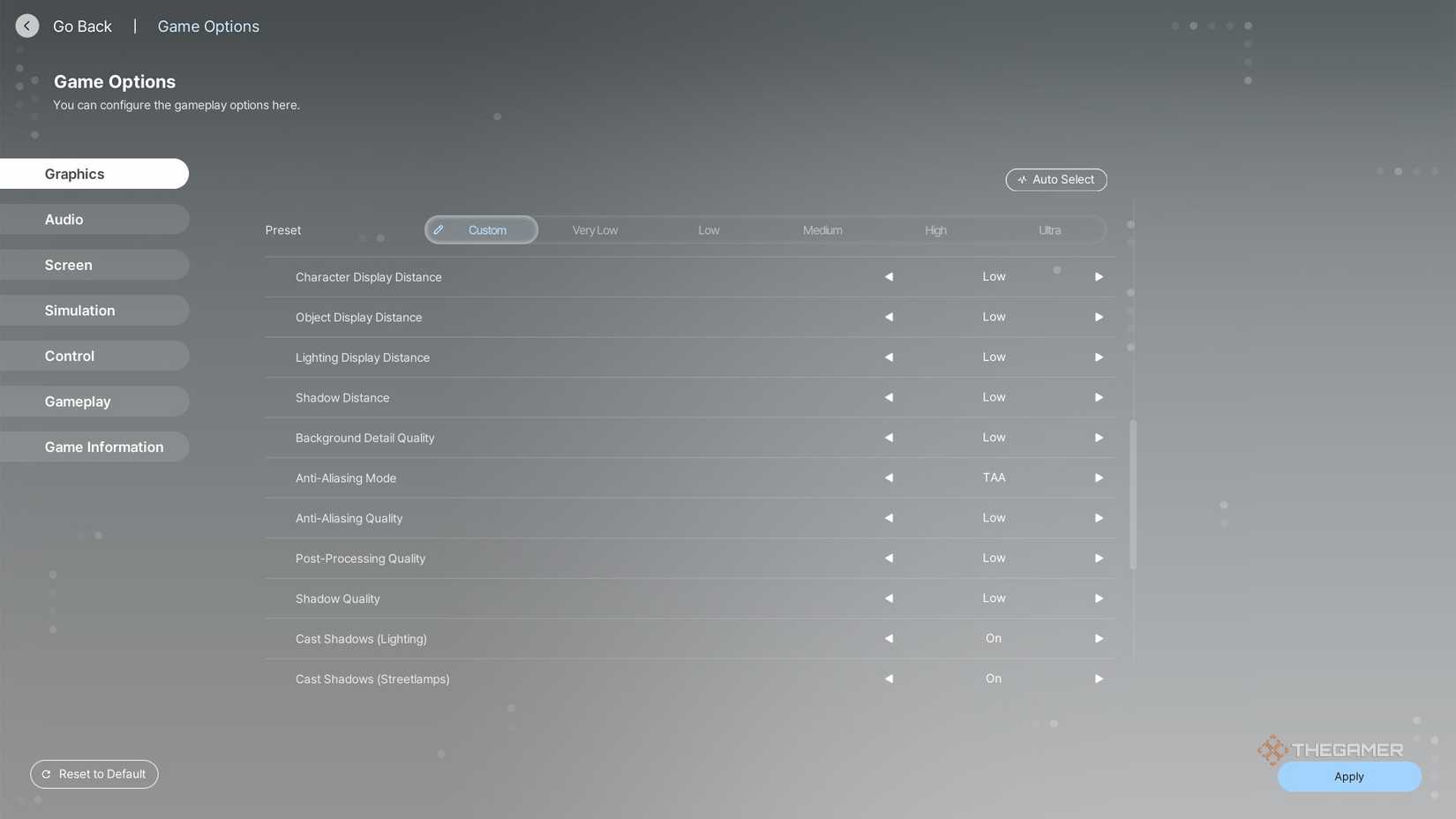 Best Settings For Graphics And Performance For InZoi
