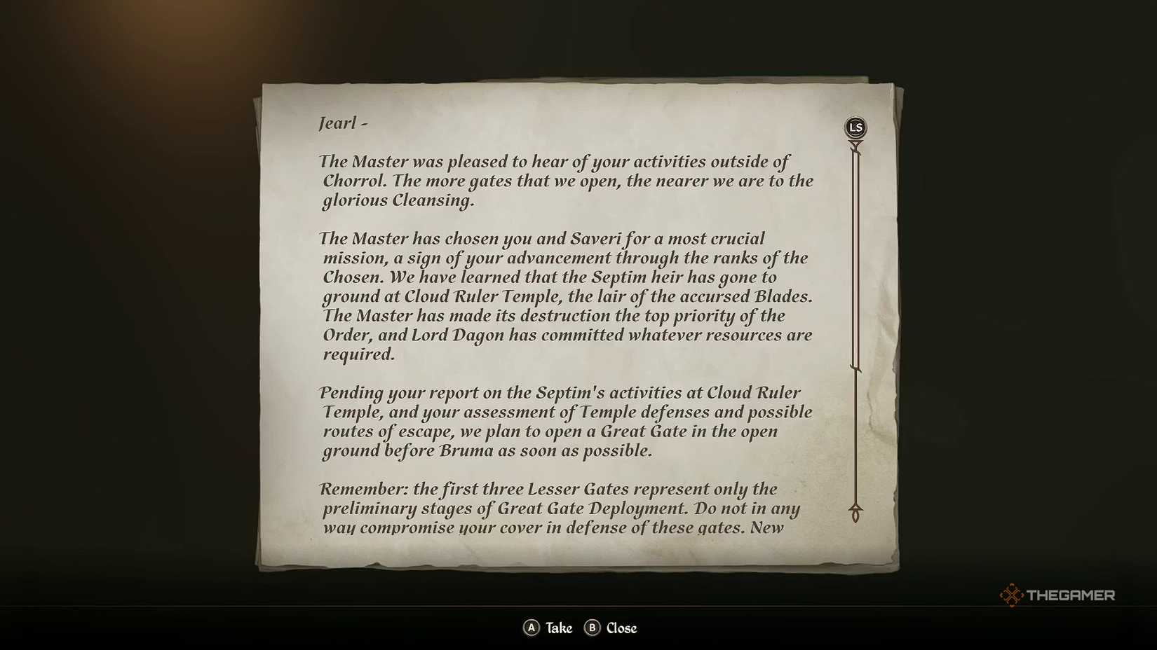 Where To Find Saveri In Oblivion Remastered