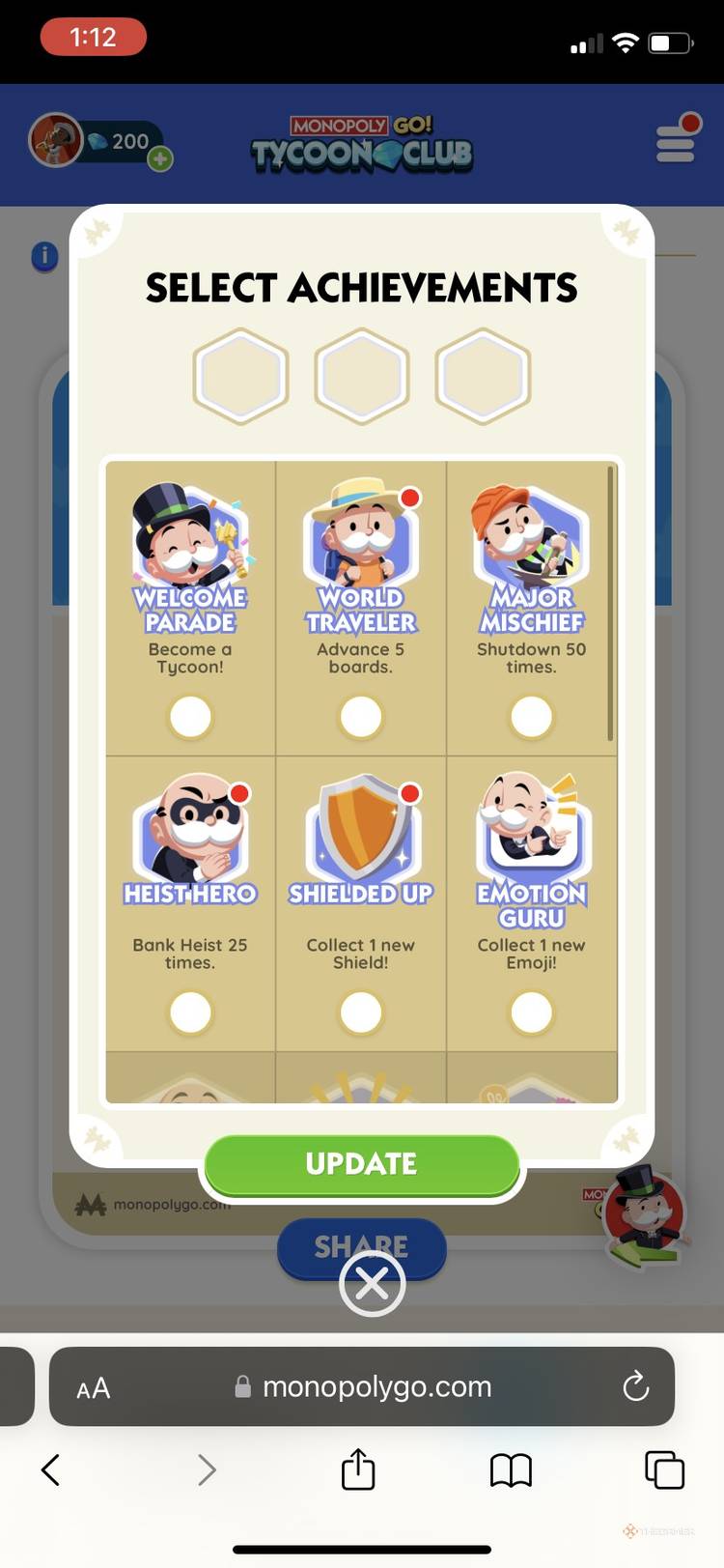 How To Get Achievements And Change Your Profile Display In Monopoly Go