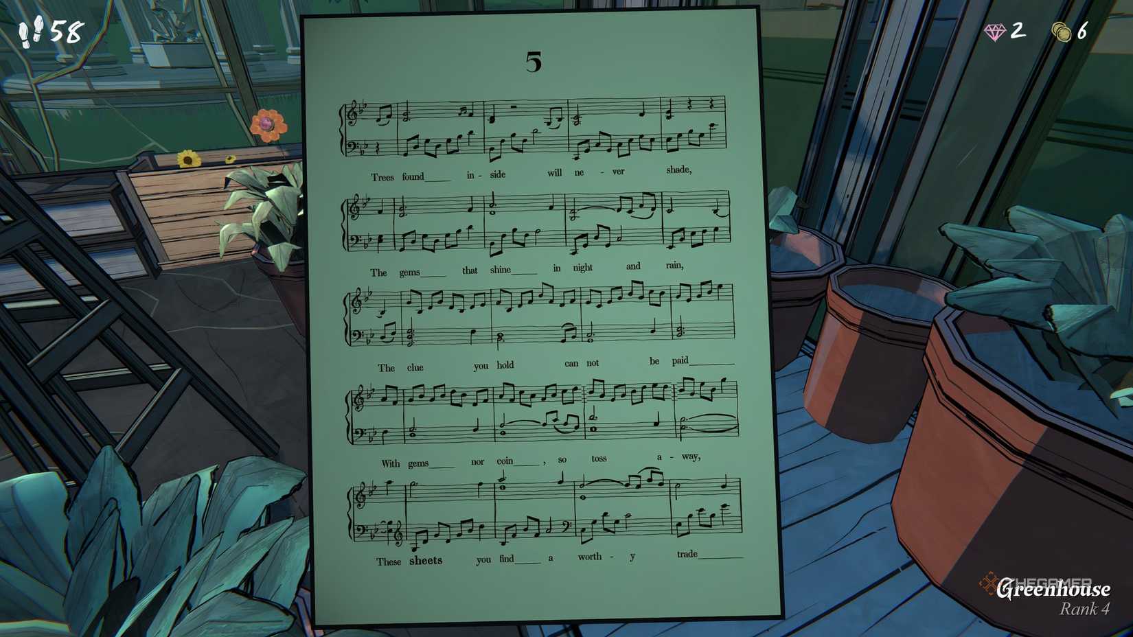 What Do The Music Sheets Mean In Blue Prince?