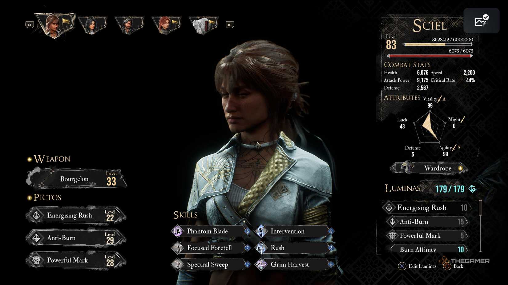 The Best Loadout For Sciel In Clair Obscur: Expedition 33