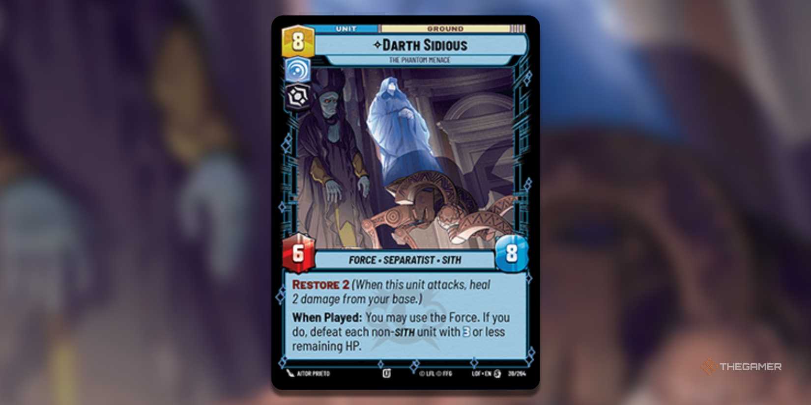 The Best Cards Based On The Phantom Menace In Star Wars Unlimited