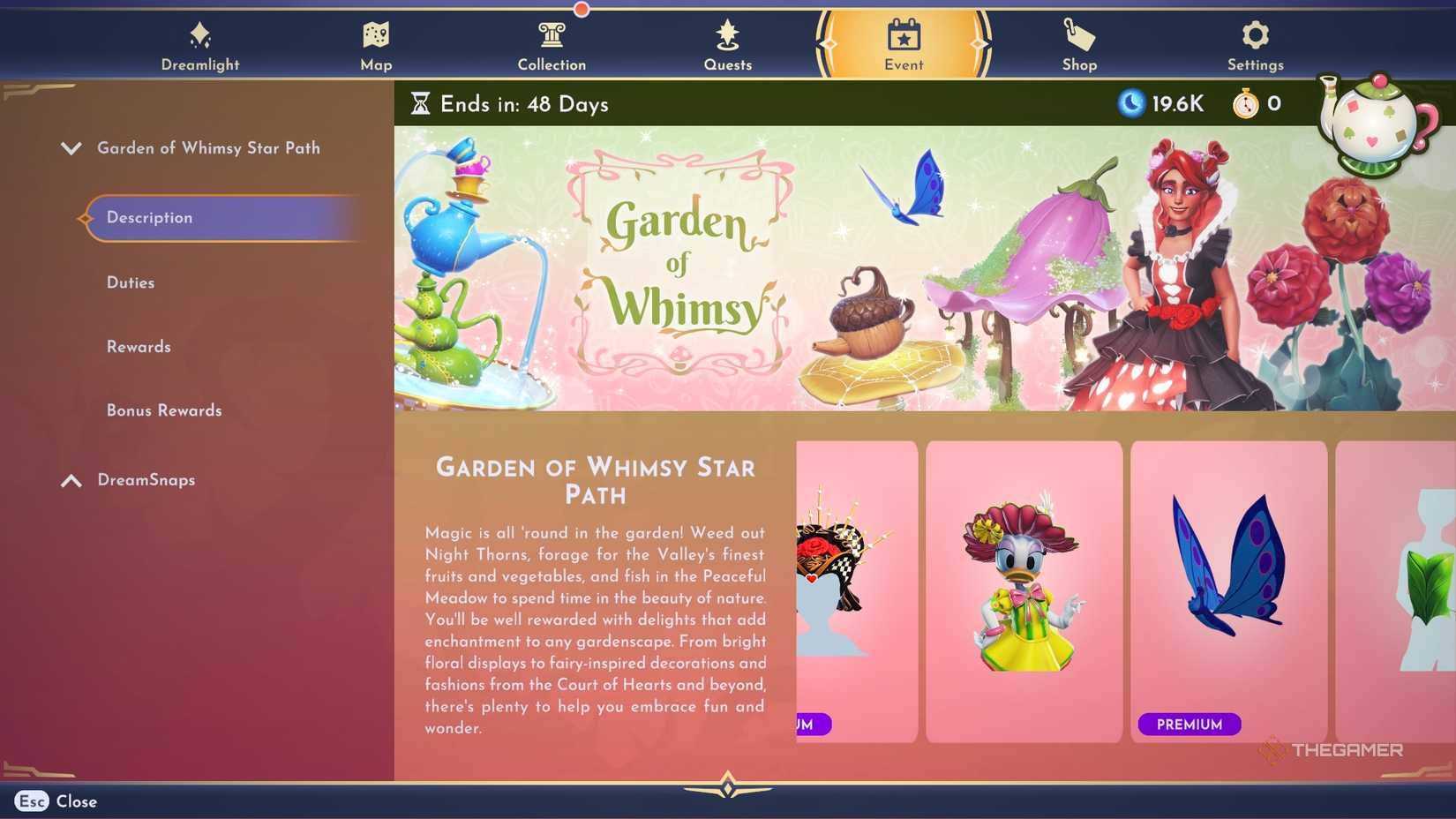 All Garden Of Whimsy Star Path Rewards In Disney Dreamlight Valley