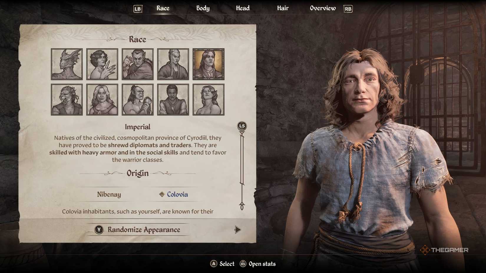 Imperial Elder Scrolls Online Character Creation