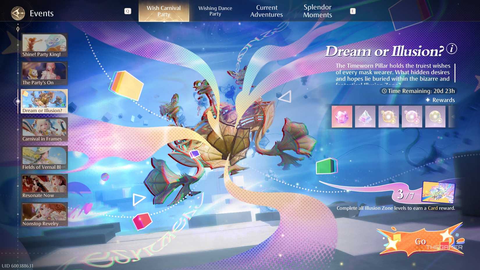 carnival frames infinity nikki