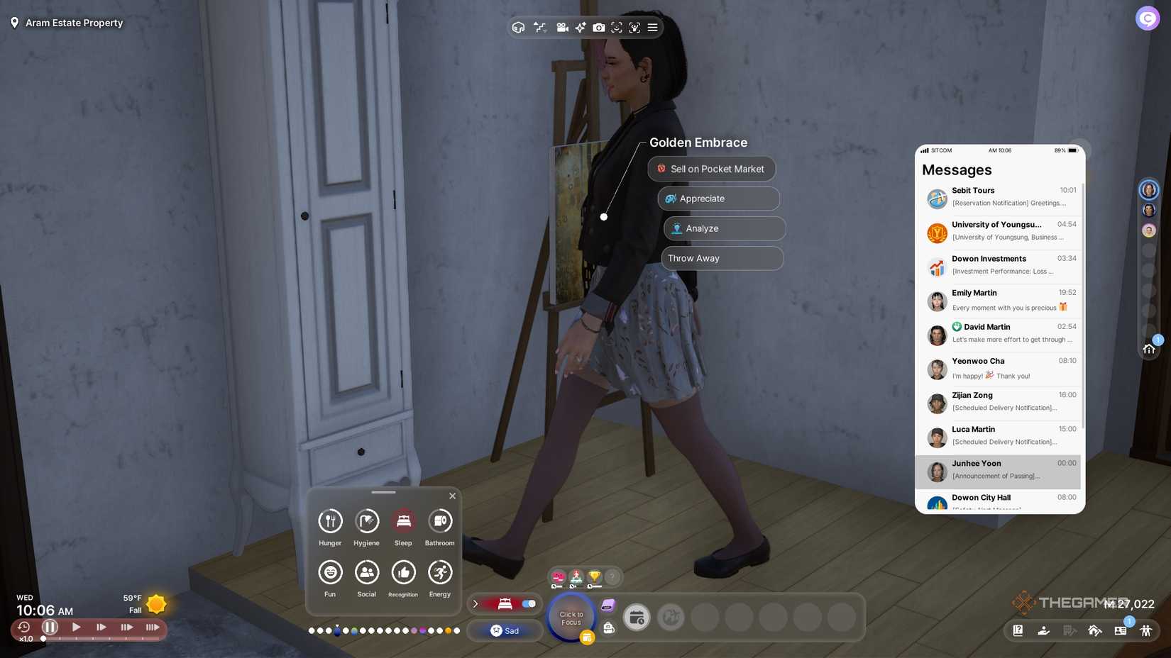 How To Use The Pocket Market In InZoi