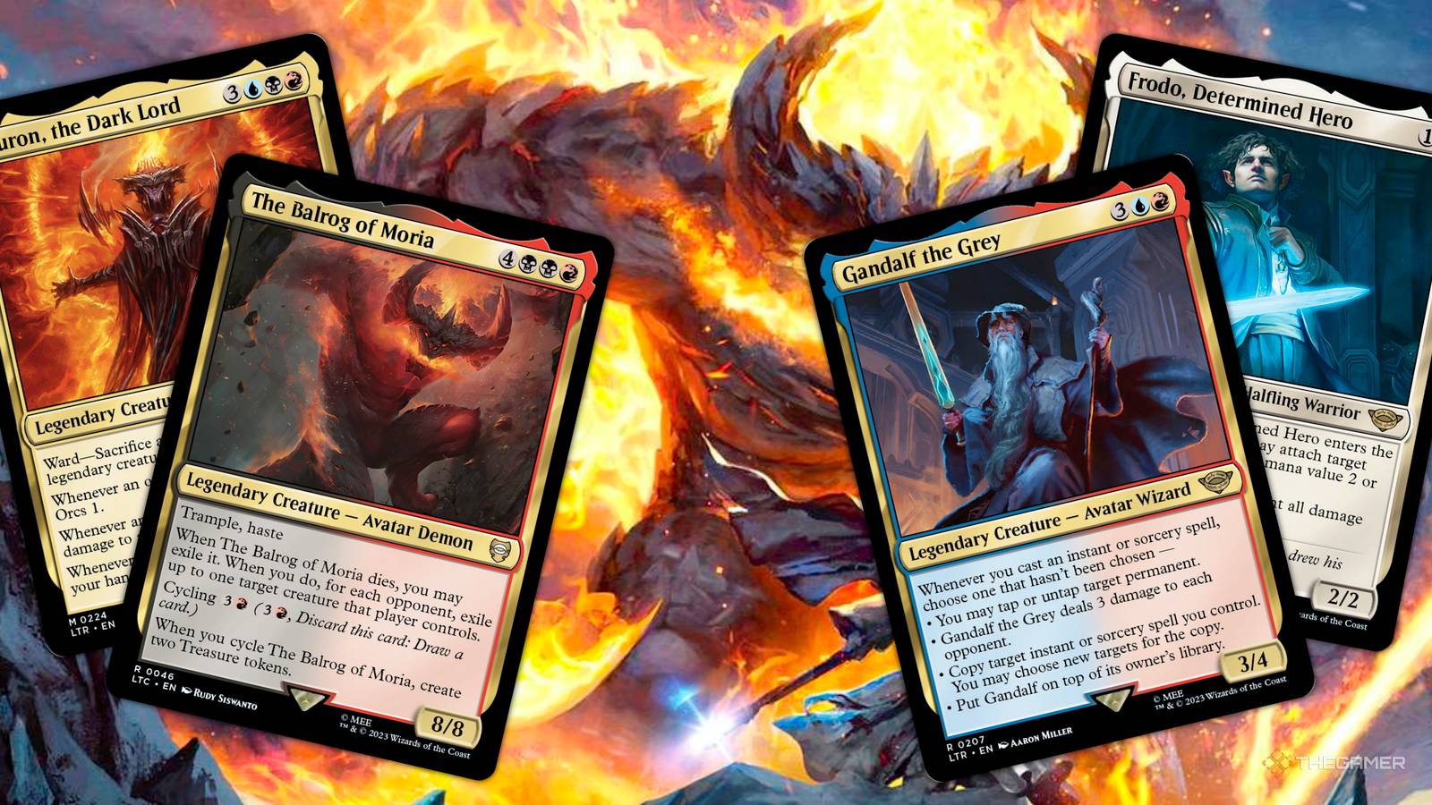 lord of the rings frodo and sam mtg