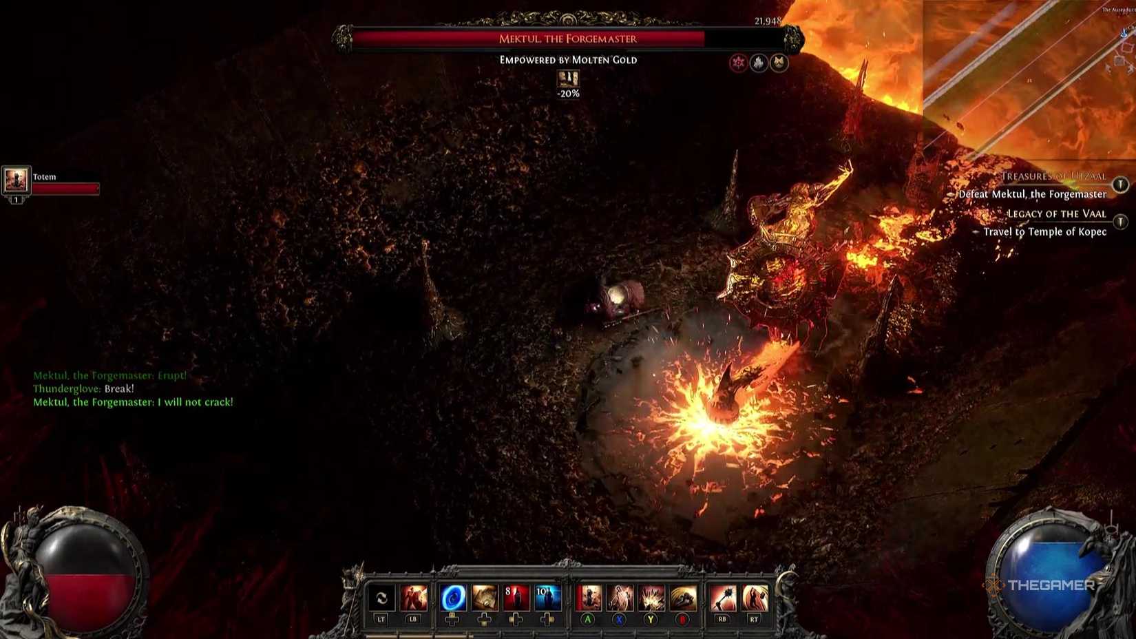 How To Defeat The Mektul, The Forgemaster Boss In PoE2