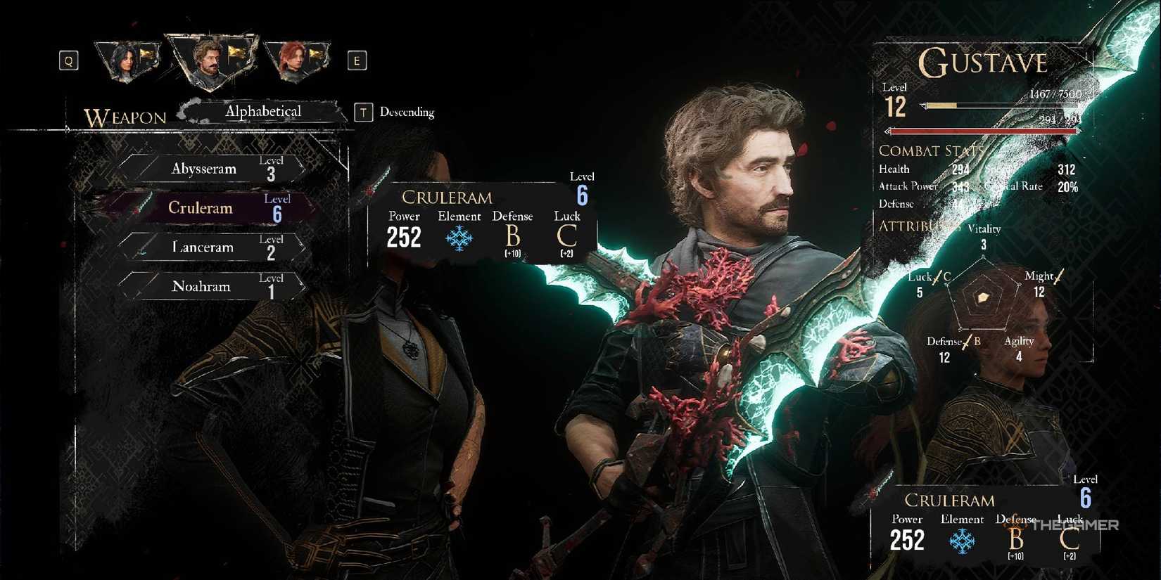 What Do The Letter Grades On Weapons Mean In Clair Obscur: Expedition 33?