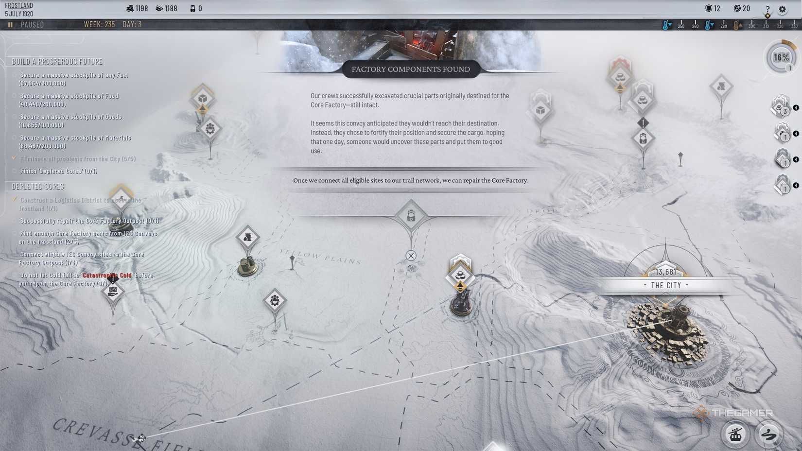 How To Complete The Depleted Cores In Frostpunk 2
