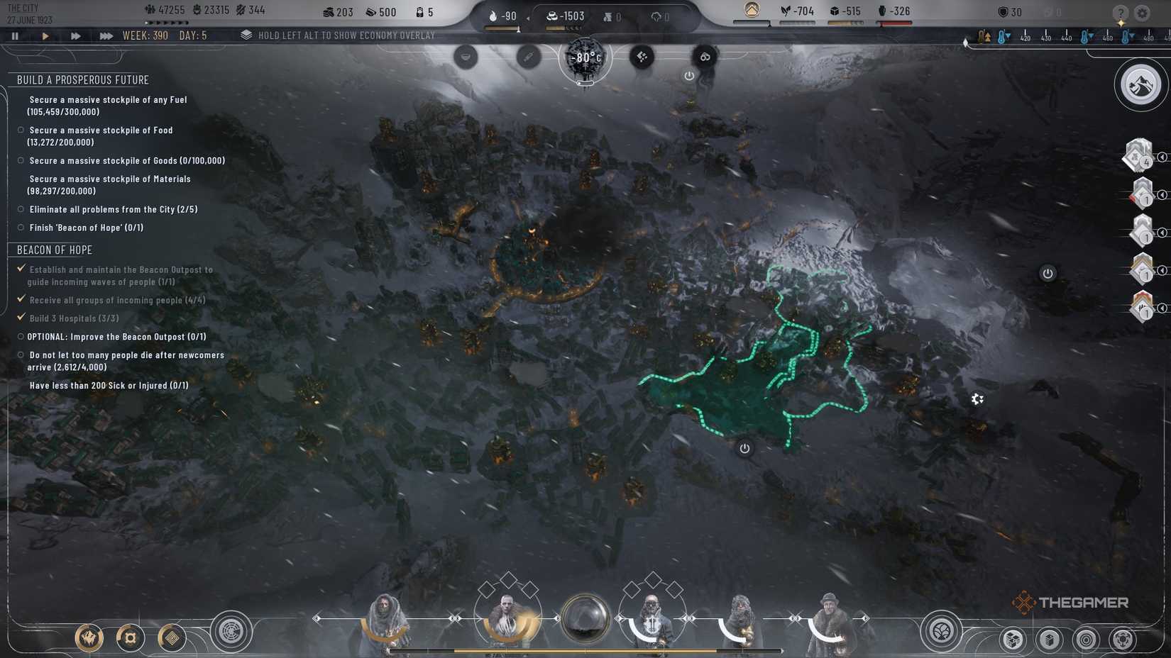 What Is The Beacon Of Hope Tale In Frostpunk 2?