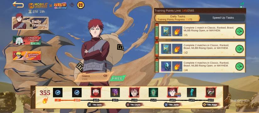 How To Get The Free Gaara Skin And Every Detail Of The Naruto Event In ...