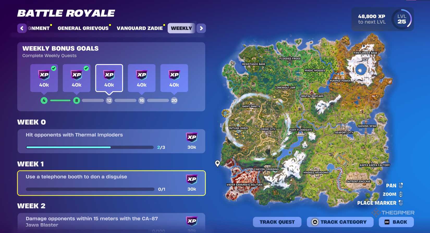 All Weekly Quests And How To Complete Them In Fortnite: Chapter 6, Season 3
