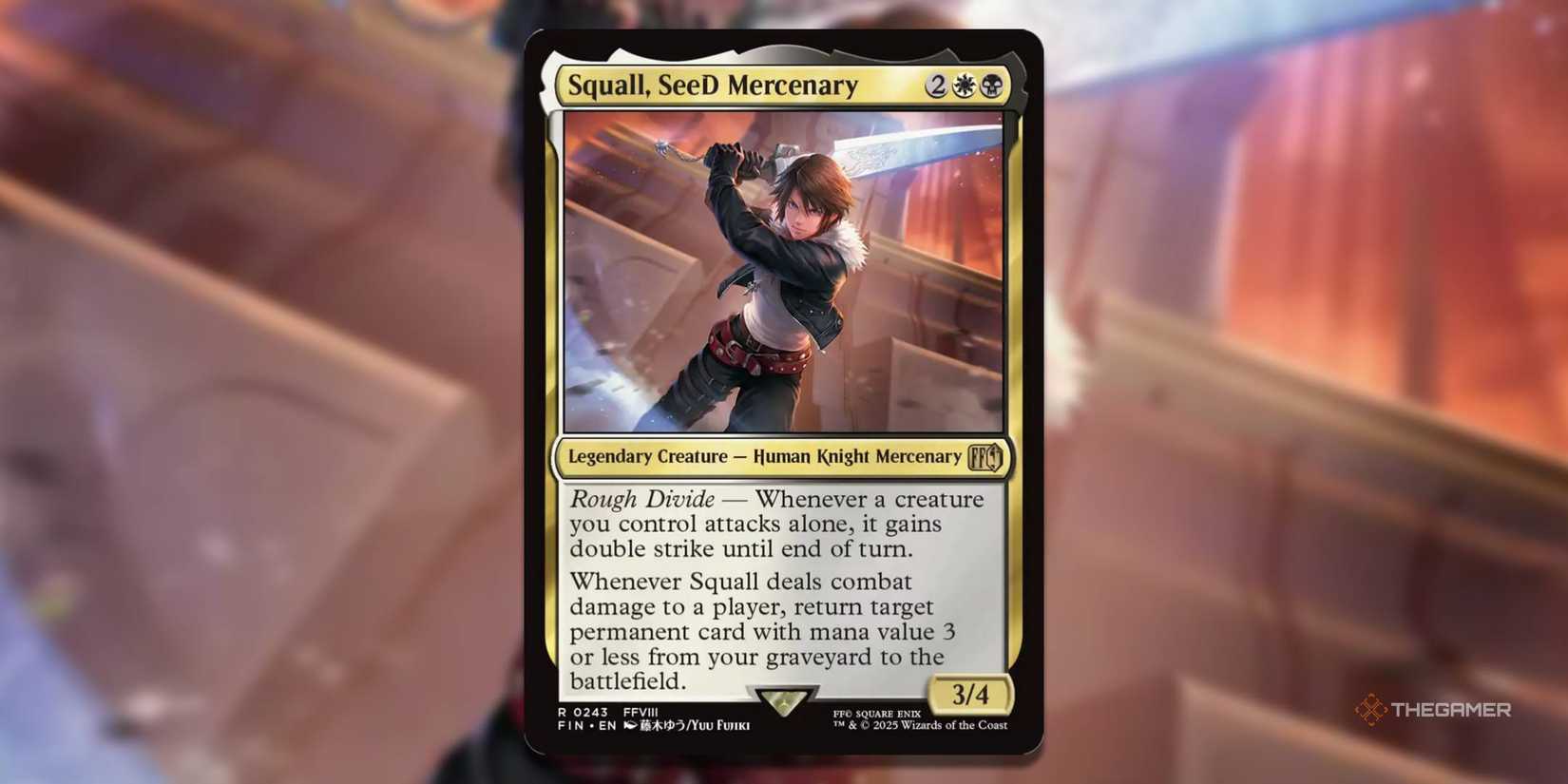 Squall, SeeD Mercenary Commander Deck Guide For MTG