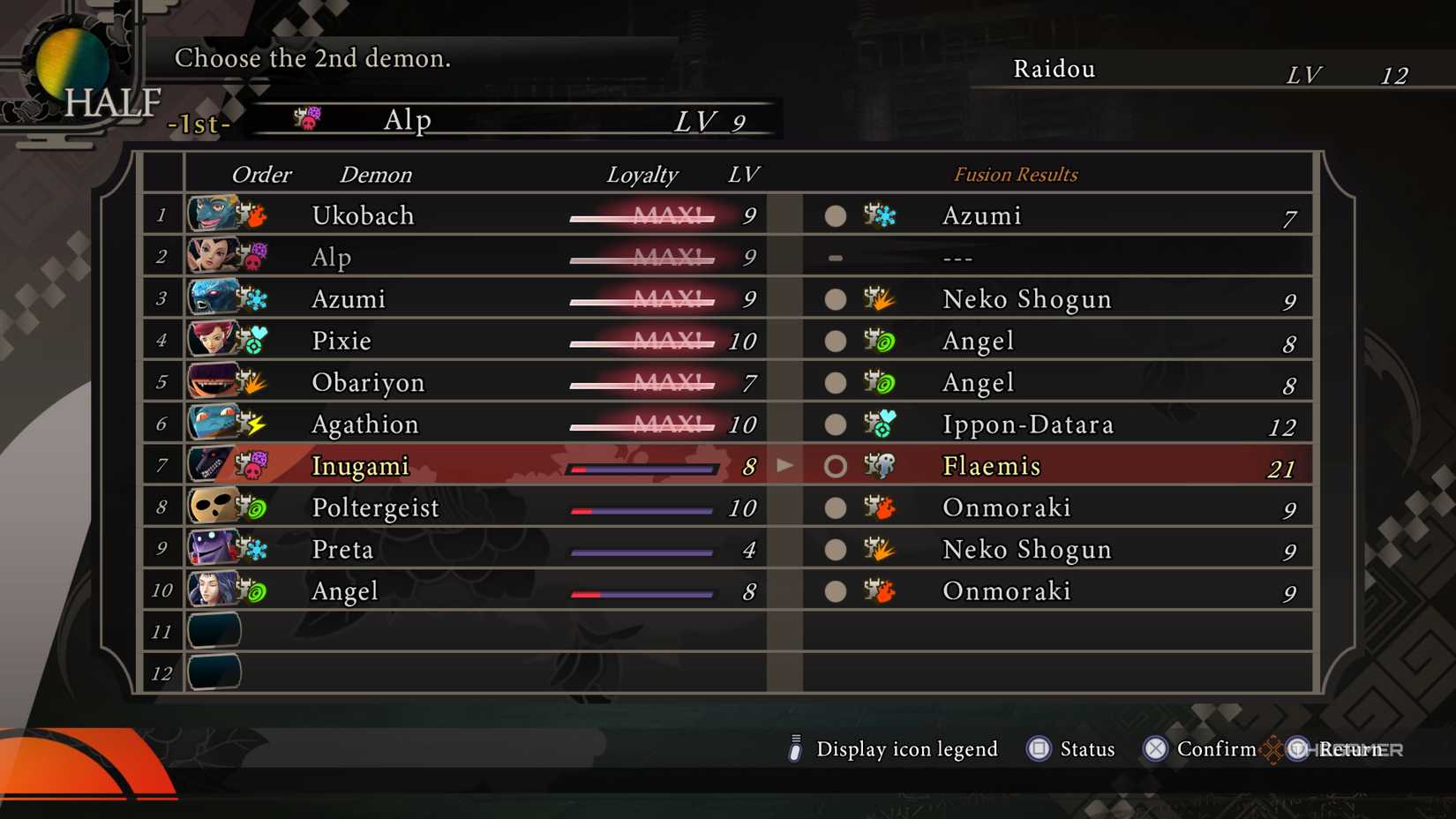 What's The Difference In Devil Charts In Raidou Remastered: The Mystery ...